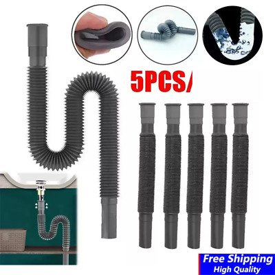 5 Packs Collapsible Flexible Caravan Motorhome Drainage Waste Pipes ...