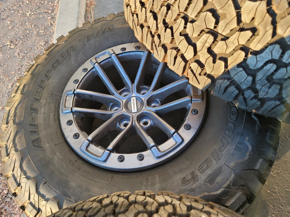 4) Ford F150 Raptor Bead lock 17” Factory OEM Wheels Rims 315/70/17BFG ...