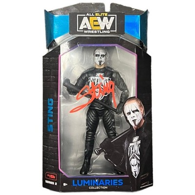 Sting autographed signed AEW Luminaries figure AEW WWF WCW NWA UWF CWA ...