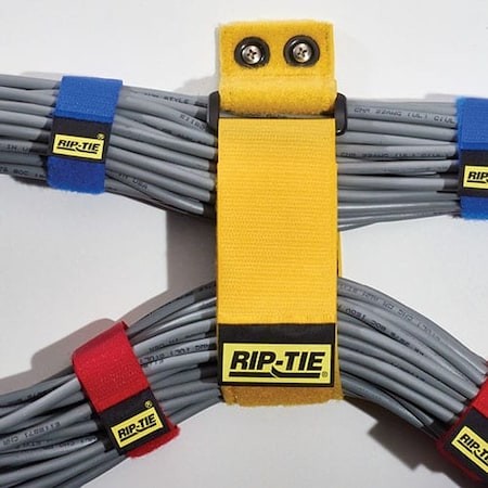 RIP-TIE O-16-G10-Y Cable Tie Strap, 16 in L, 4 in Max Bundle Dia ...