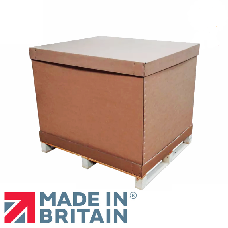 Pallet Box Strong Cardboard Shipping Container, Double Wall, Euro / UK ...