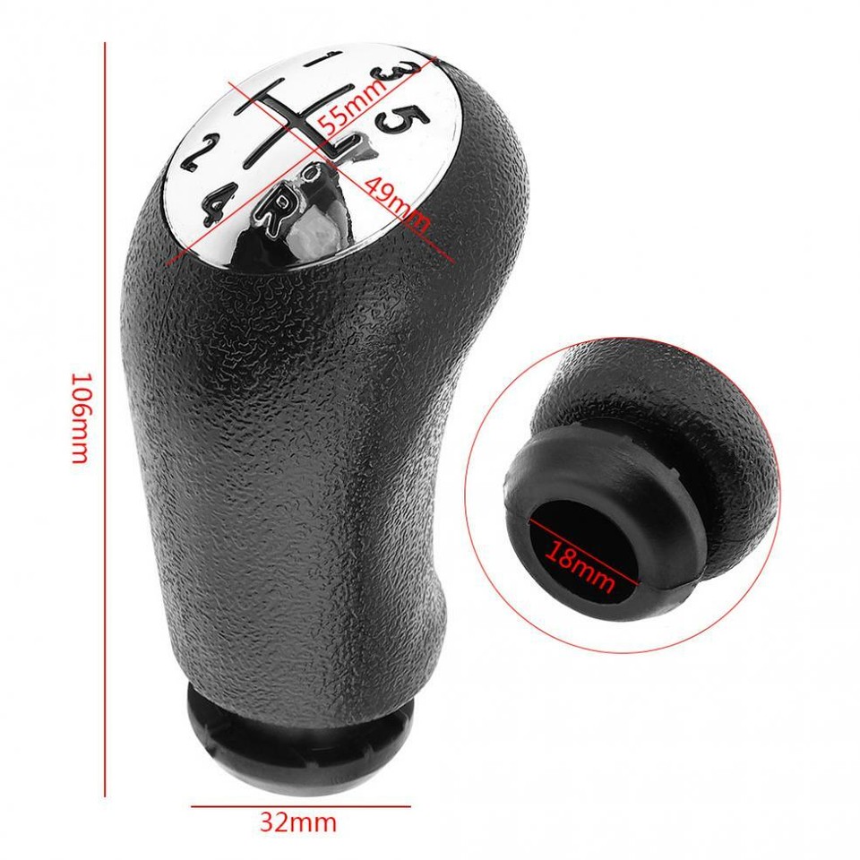 5 Speed Gear Stick Shift Knob Fit For RENAULT CLIO MK3 3 III MEGANE MK2 ...