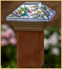 Solar Post Cap Light Porch Patio Deck Mailbox Outdoor Fence Decor ...