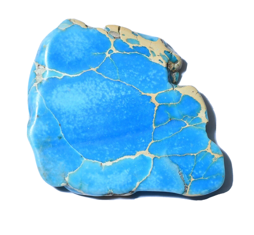 Natural Blue Ridge Turquoise 116.5 Ct Polished Slab Untreated Certified ...