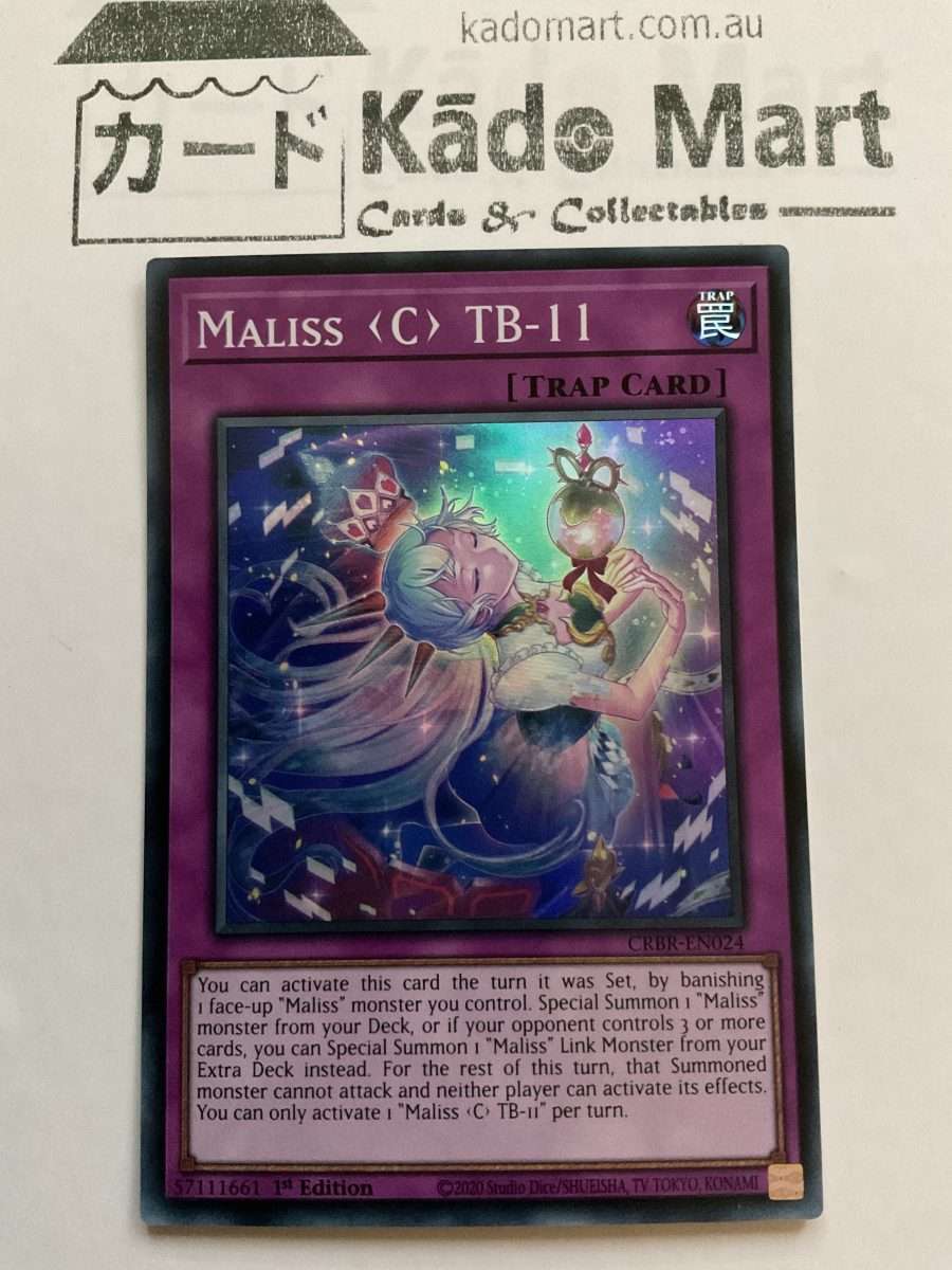 Maliss C TB-11 CRBR-EN024 Super Rare 1st Edition YuGiOh TCG Card | eBay ...