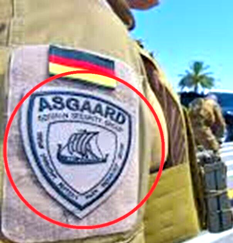 GERMAN PMC DIPLOMATIC SECURITY DSS ASGAARD GSG vêlkrö INSIGNIA: BAGHDAD ...