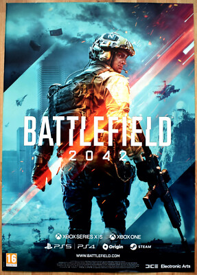 Battlefield 2042 RARE PS5 XBOX SERIES X 59cm x 84cm Promotional Poster ...