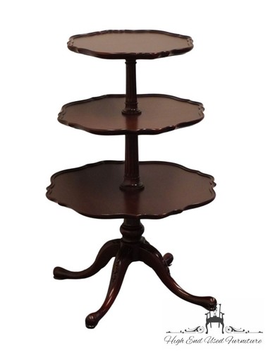 IMPERIAL Grand Rapids, MI Solid Mahogany Traditional 21" Three Tier Pie ...