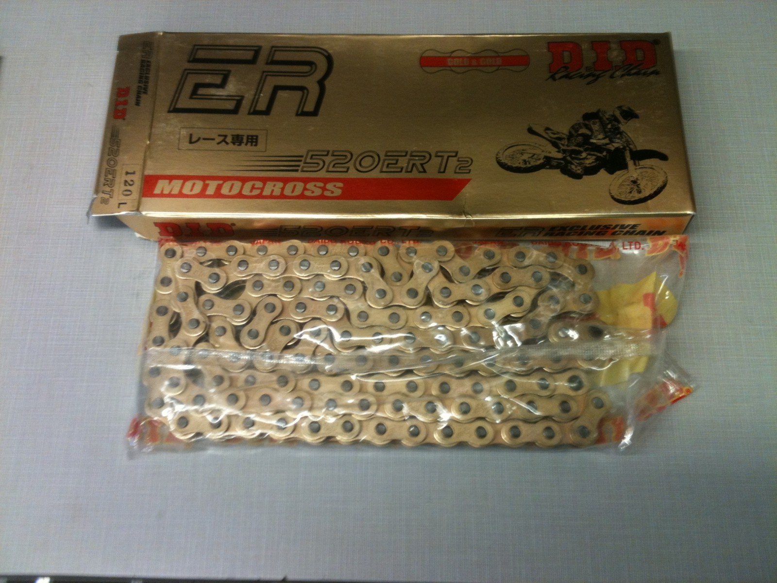 DID GOLD ERT3 CHAIN 520 X 120 CRF,KXF,RMZ,YZF 250,450 Dirt Bike MX ...