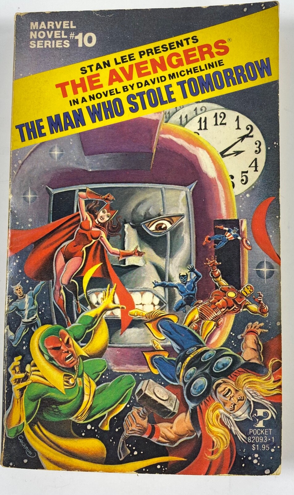Vnt 1979 Marvel Novel Series 10 The Avengers The Man Who Stole Tomorrow ...