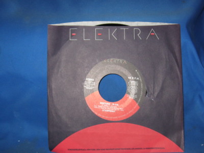 45 RPM 7" Record Starpoint Restless & Its All Yours Elektra Records 7 ...
