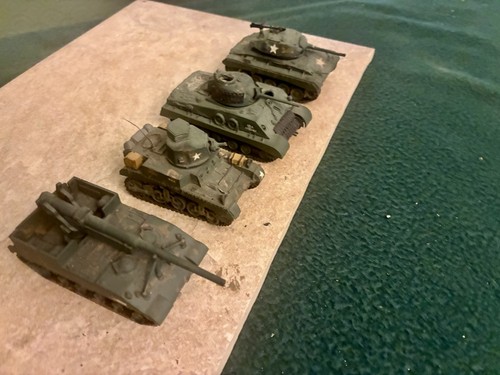 20mm, 1/72 scale US WW2 Tanks, Painted | eBay UK