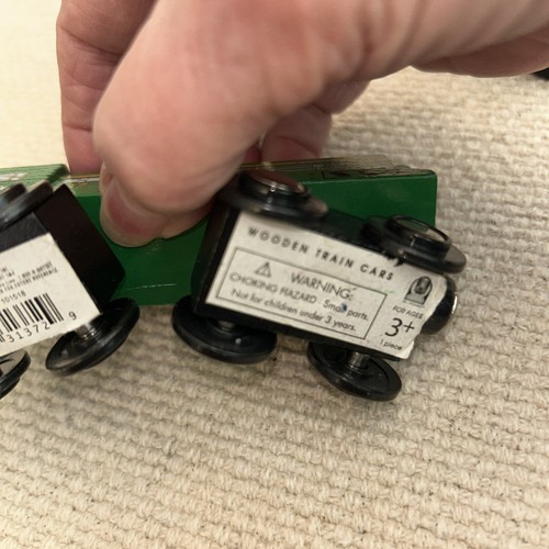 Maison Joseph Battat Wooden Train Cars w Magnetic Ends , 2 Plus Coal ...