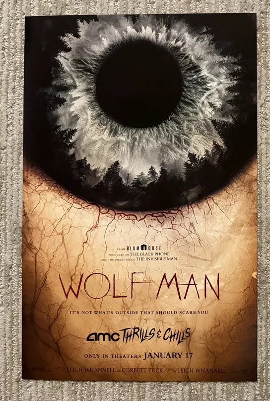 Wolfman 2025 AMC Thrills & Chills Promo 11x17 Mini Poster | eBay