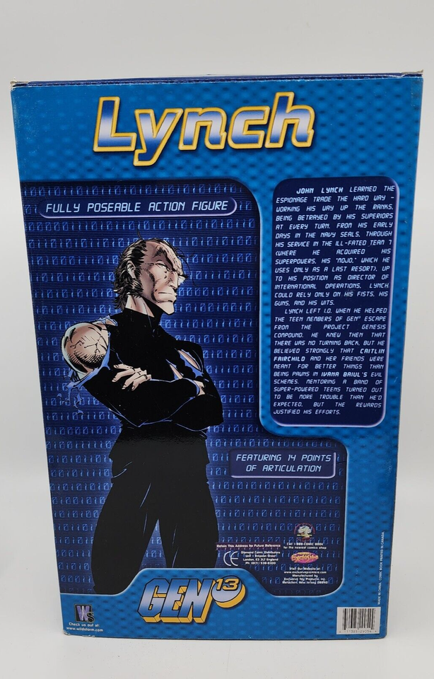 Gen 13 Lynch Action Figure Wildstorm Chromium Comic Book IOB Previews ...