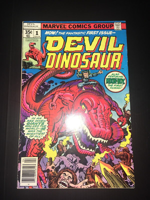Devil Dinosaur #1 (VF, 1978) 1st app Devil Dinosaur and Moon-Boy, Jack ...