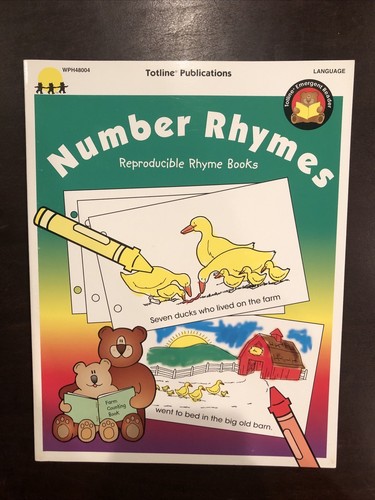 Rhymes Ser.: Number Rhymes Reproducible Rhyme Books Totline ...