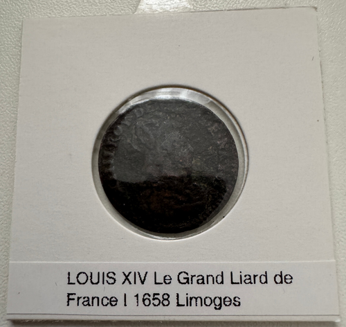 14-04 Frankreich, Louis XIV Le Grand Liard de France, 1658, Limoges ...