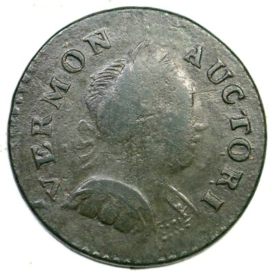 1788 RR-16 Vermont Colonial Copper Coin | eBay