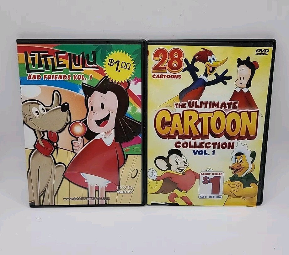 Cartoon Craze & More DVD lot Of 14 Cartoons - Multiple Title Features ...