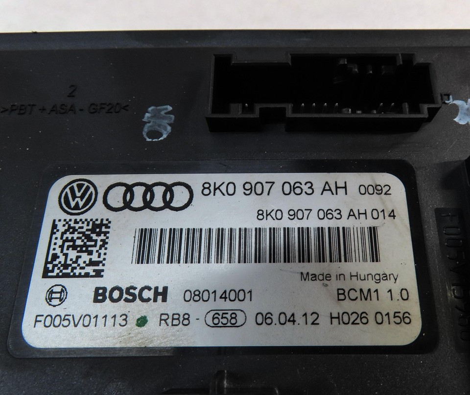 2013 AUDI S5 (B8 8T) 3.0L CGXC ENGINE ECM BCM GATEWAY IMMOBILIZER ...