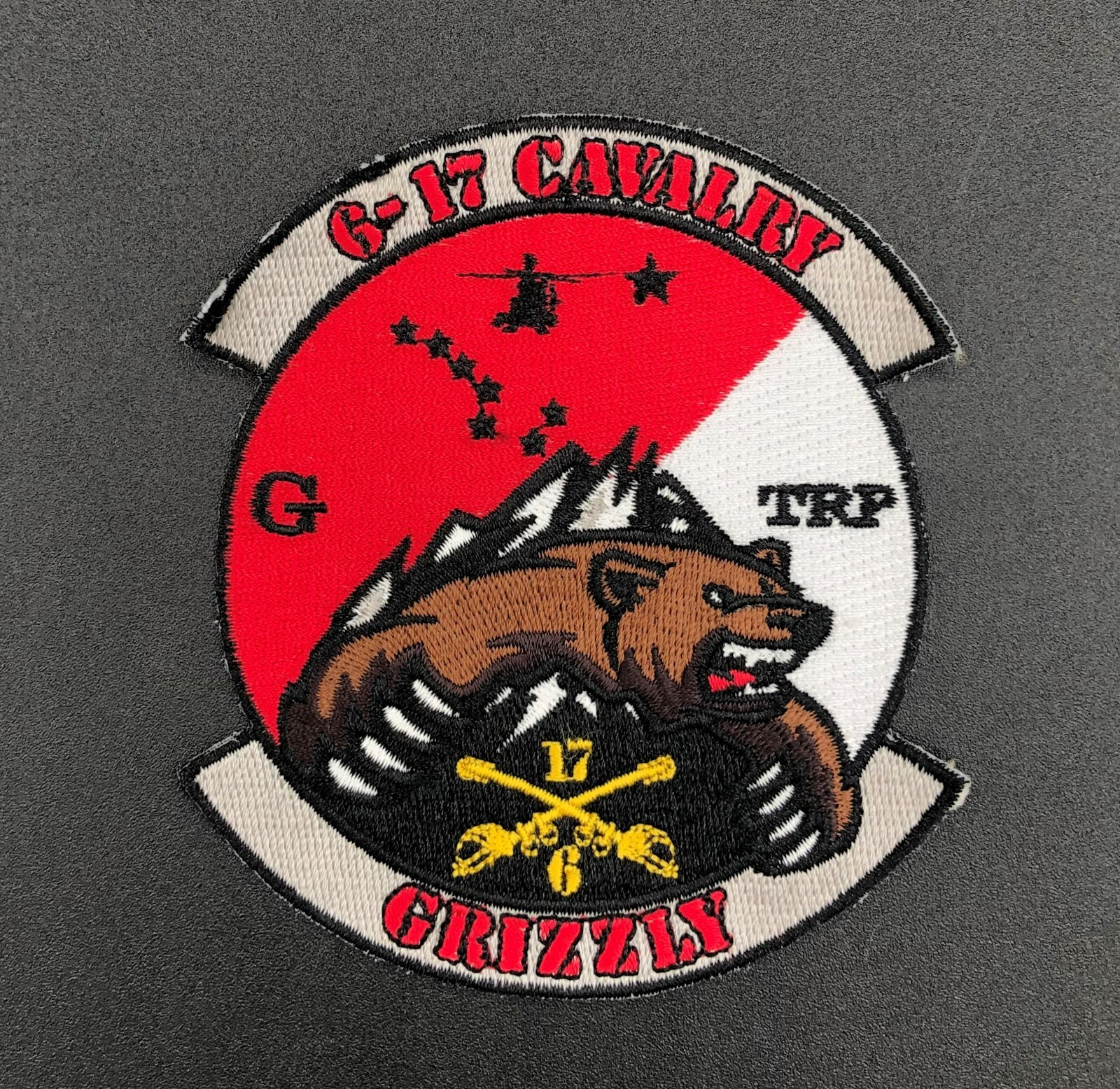 6-17 Cavalry G TRP Grizzly Army Aviation Patch OEF OIF | eBay