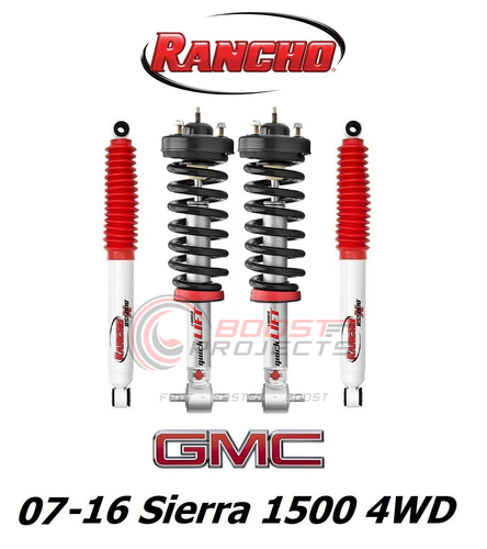 Rancho Front Leveling Struts & RS5000X Rear Shocks For 07-16 Sierra ...