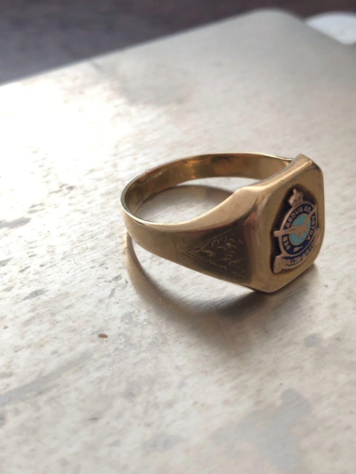 Canada - RCAF WWII Pilot's Ring 10K Gold | Grelly USA