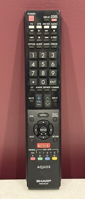SHARP AQUOS TV REMOTE CONTROL GB004WJSA Tested | eBay