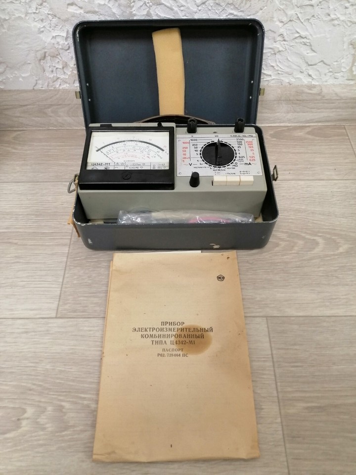 Soviet multimeter Device Old analogue multimeter Tester USSR Soviet С ...