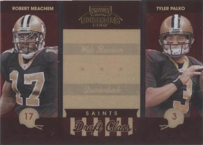 2007 Playoff Contenders - Draft Class Robert Meachem, Tyler Palko #DC ...
