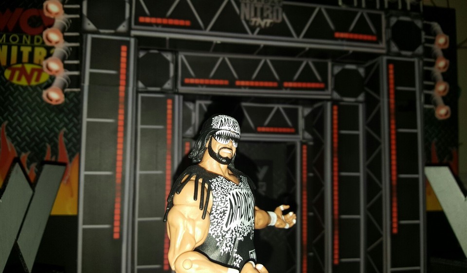 WCW Nitro entrance stage custom made for wrestling figures wwe/wwf/ecw ...