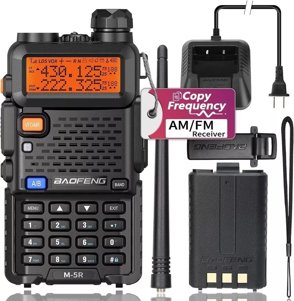 Digital Handheld Radio Scanner Fire Police VHF FM EMS Ham 2 Way ...