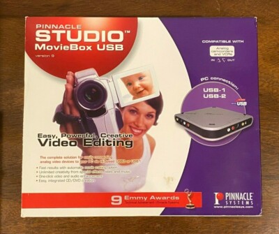 Pinnacle Studio Plus MovieBox USB Version 9 Software Video Editing | eBay