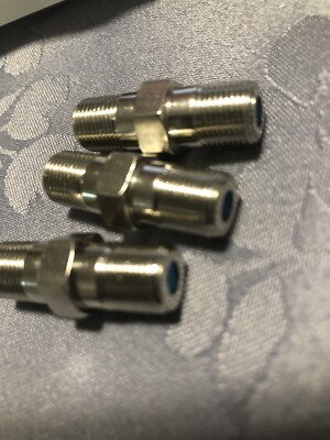 25pc Coaxial female cable coupler barrel splice adapter F81 feed-thru ...