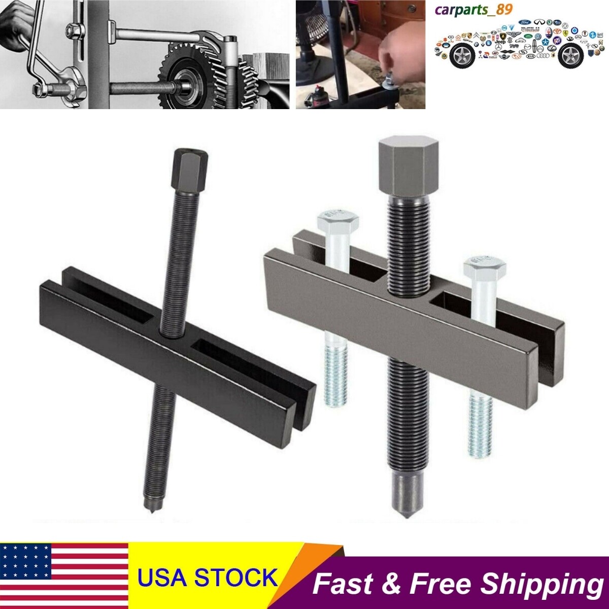 7393 Gear And Pulley Puller & Large Gear 522 And Pulley Puller With ...