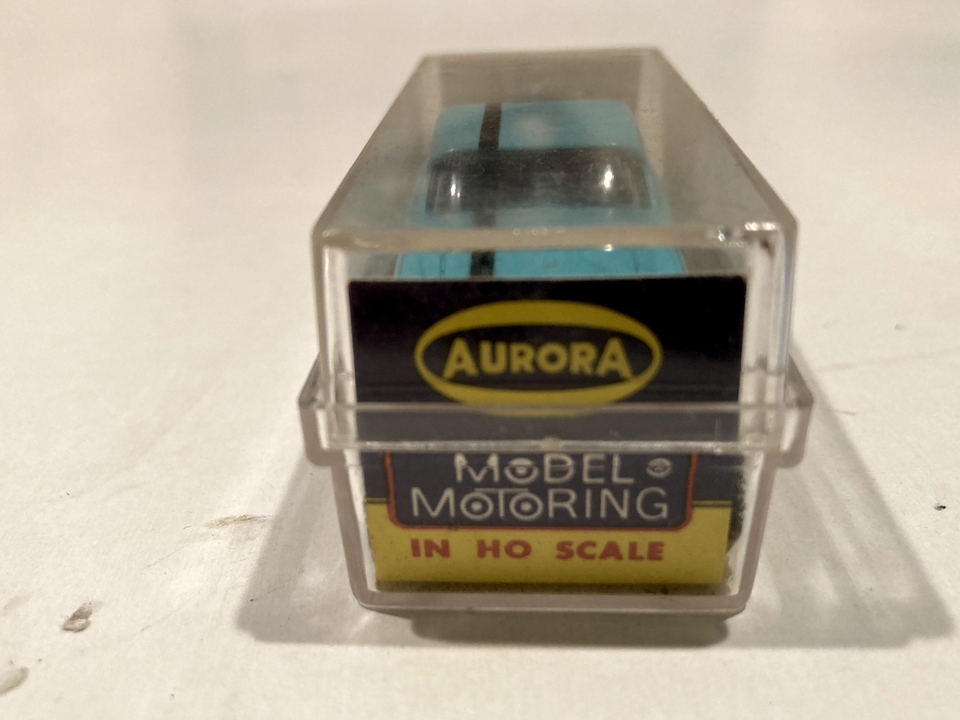 AURORA VINTAGE 1960'S - TJET MASERATI TURQUOISE BLACK STRIPE HO SCALE ...
