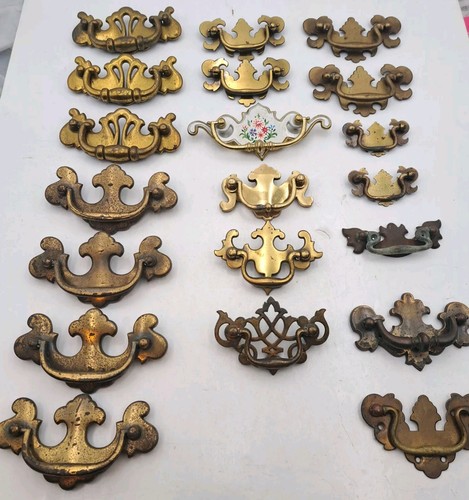 Lot of Mixed Antique/Vintage Hardware Furniture Drawer Pulls Handles ...