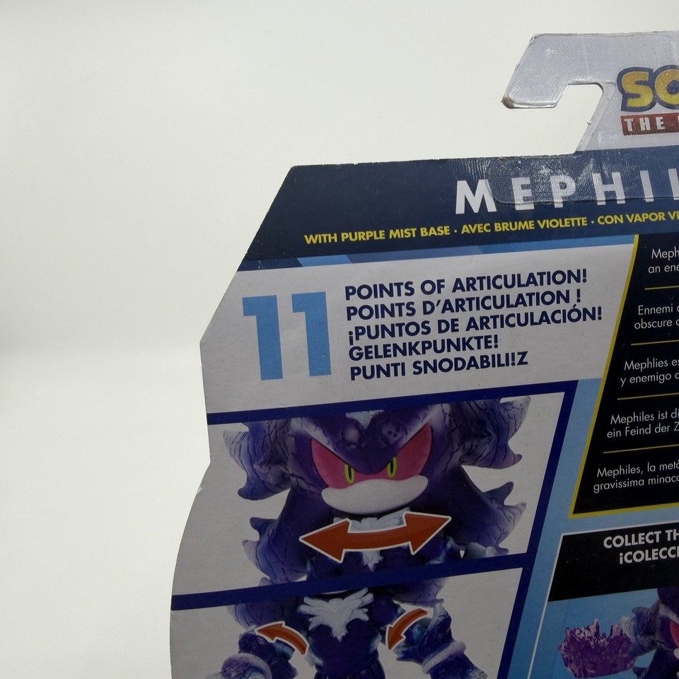 Jakks Pacific Sonic The Hedgehog Mephiles 4” w/ Purple Mist Base Action ...