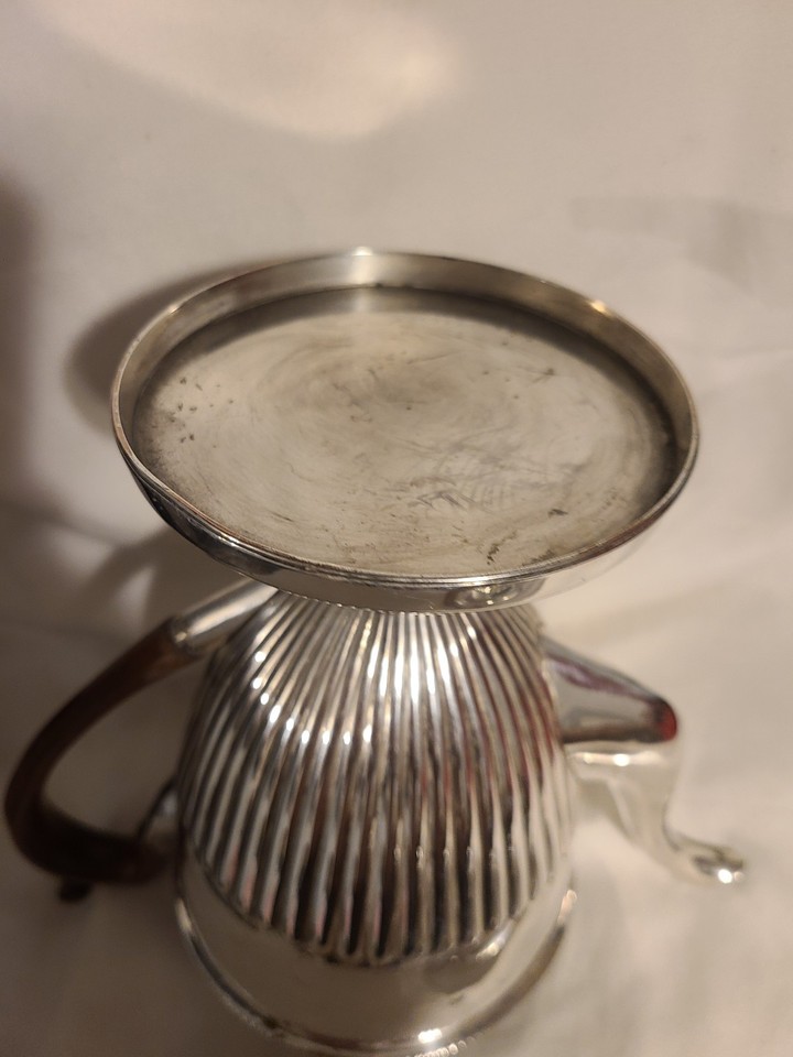 Early Antique Sheffield English Handmade Silverplate Coffee Pot ...