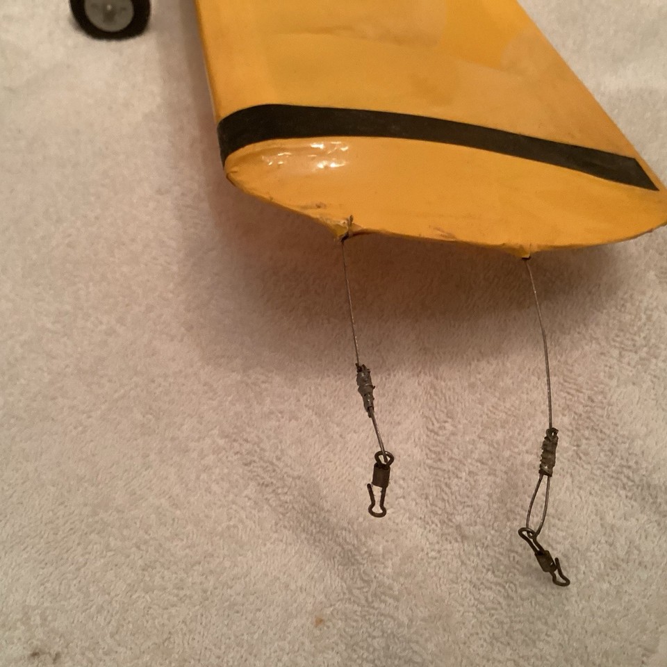 Model Airplane Built Ready To Fly Mc Coy .098 Engine Yellow Vintage | eBay