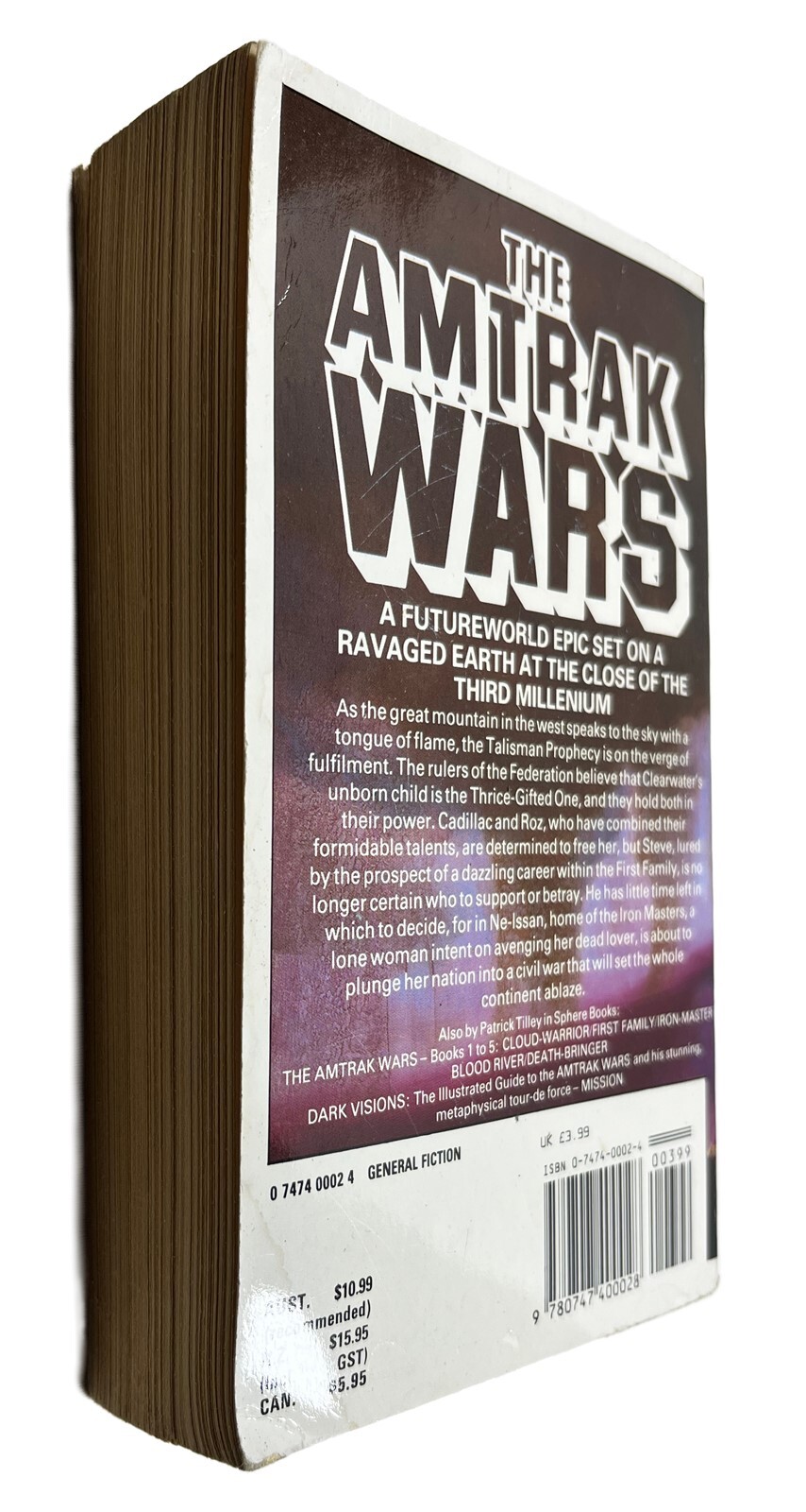 The Amtrak Wars Book Vol 6 Earth Thunder by Patrick Tilley (Paperback ...