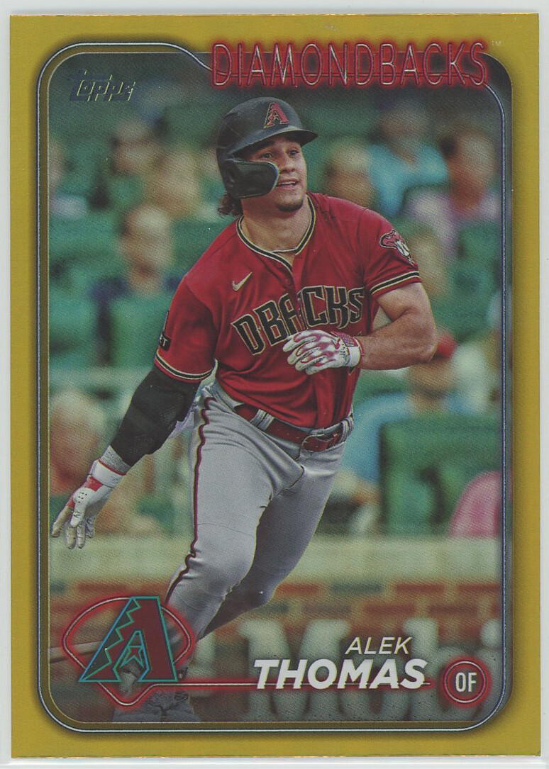 2024 Topps Gold Foil #282 Alek Thomas Diamondbacks | eBay
