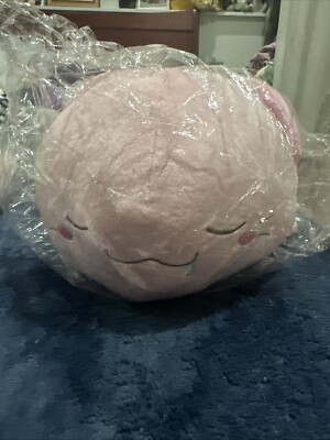 Large Pink Sleeping Cute Cat Plush! NWT Toreba Exclusive | eBay