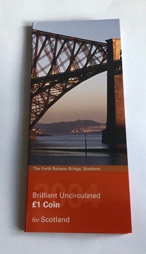 2004 FORTH BRIDGE ONE 1 POUND COIN IN ORIGINAL ROYAL MINT PACK RARE | eBay