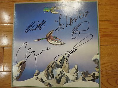 YES SIGNED LP BY BAND EXACT PROOF! COA AUTOGRAPHED IN PERSON ALAN WHITE ...