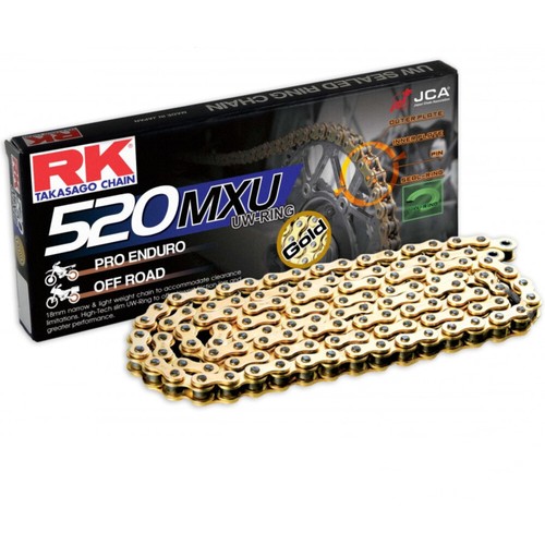 RK UW-RINGK GB520MXU/120 - Leistungsstarke MX-U-Rennkette mit UW-Ring ...