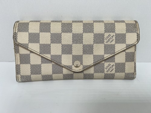 Louis Vuitton LV Josephine Damier Azur Pattern Long Wallet | eBay