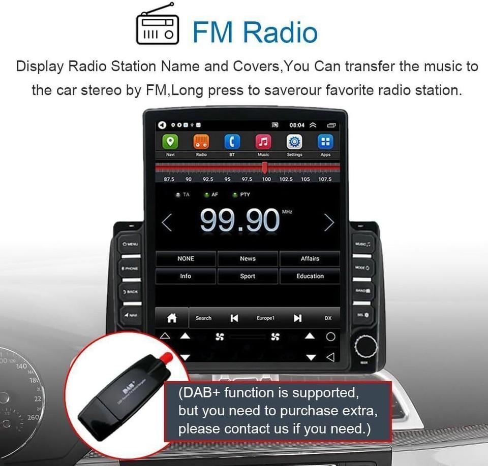 9.7'' Android CarPlay Car Radio Radio GPS For Chevrolet Traverse 2013 ...