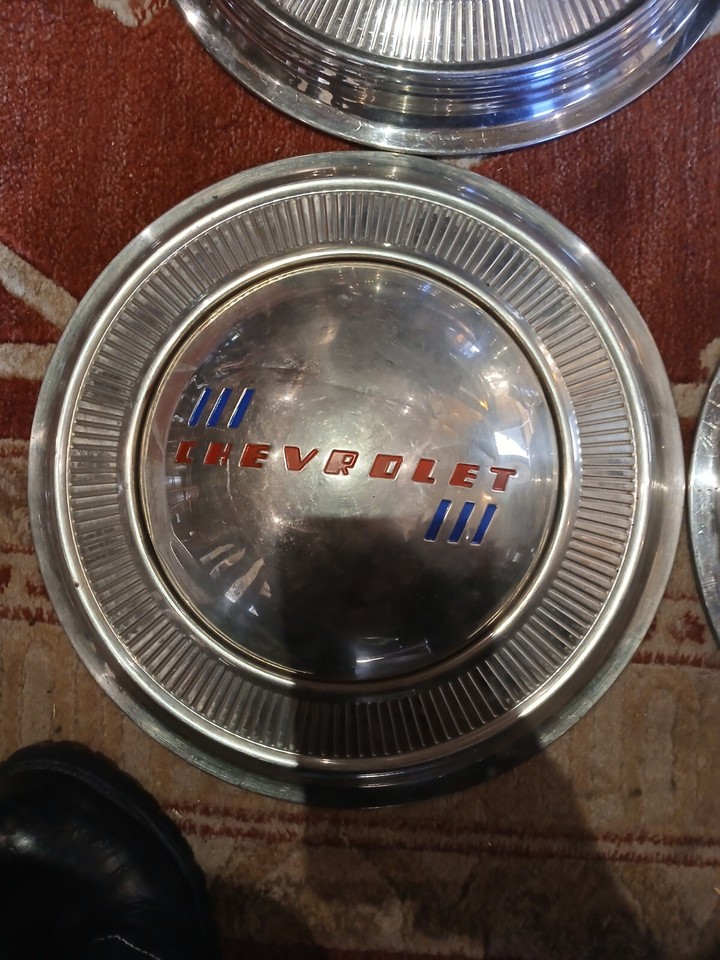 1939 Chevy Full Disk Hubcaps Accessory Hubcaps | eBay